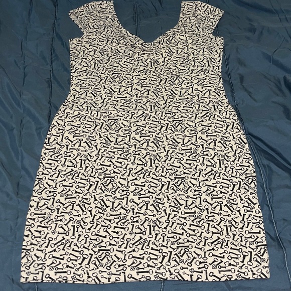 H&M | Dresses | Hm Key Print Dress | Poshmark